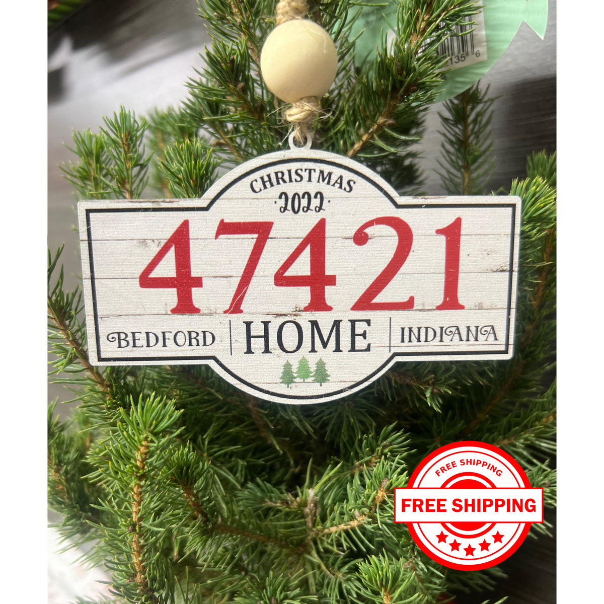 Old Fashioned Zip Code Sign Ornament – Marketing Matters